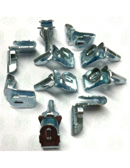 Metal Panel Clips for VW T2 Bay Westfalia Cab Door Cards for 6mm door ...