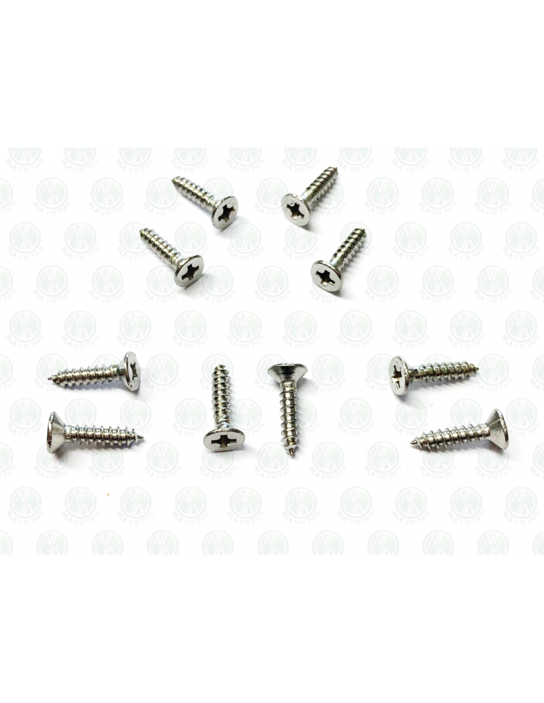 Westfalia Interior Panel Screws S/S Standard Countersunk 10 Pieces